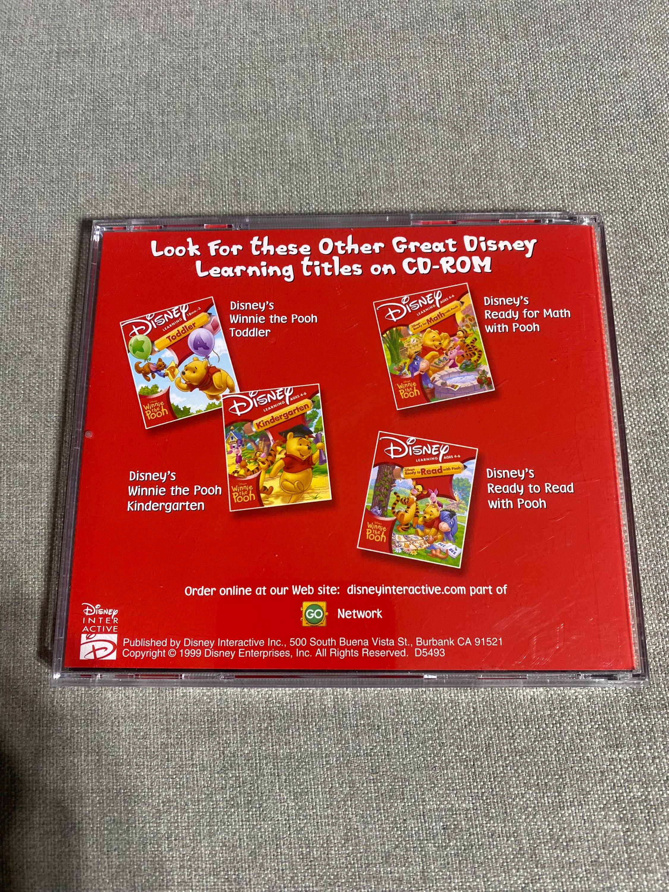 Disney's Winnie the Pooh Preschool (windows/mac CD-ROM, 1999), Pre Owned - Etsy