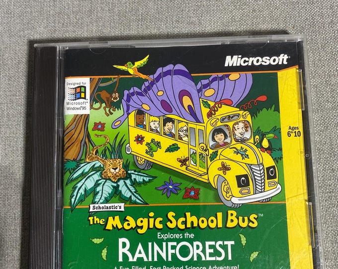 Microsoft Scholastic's the Magic School Bus Explores the Rainforest ...