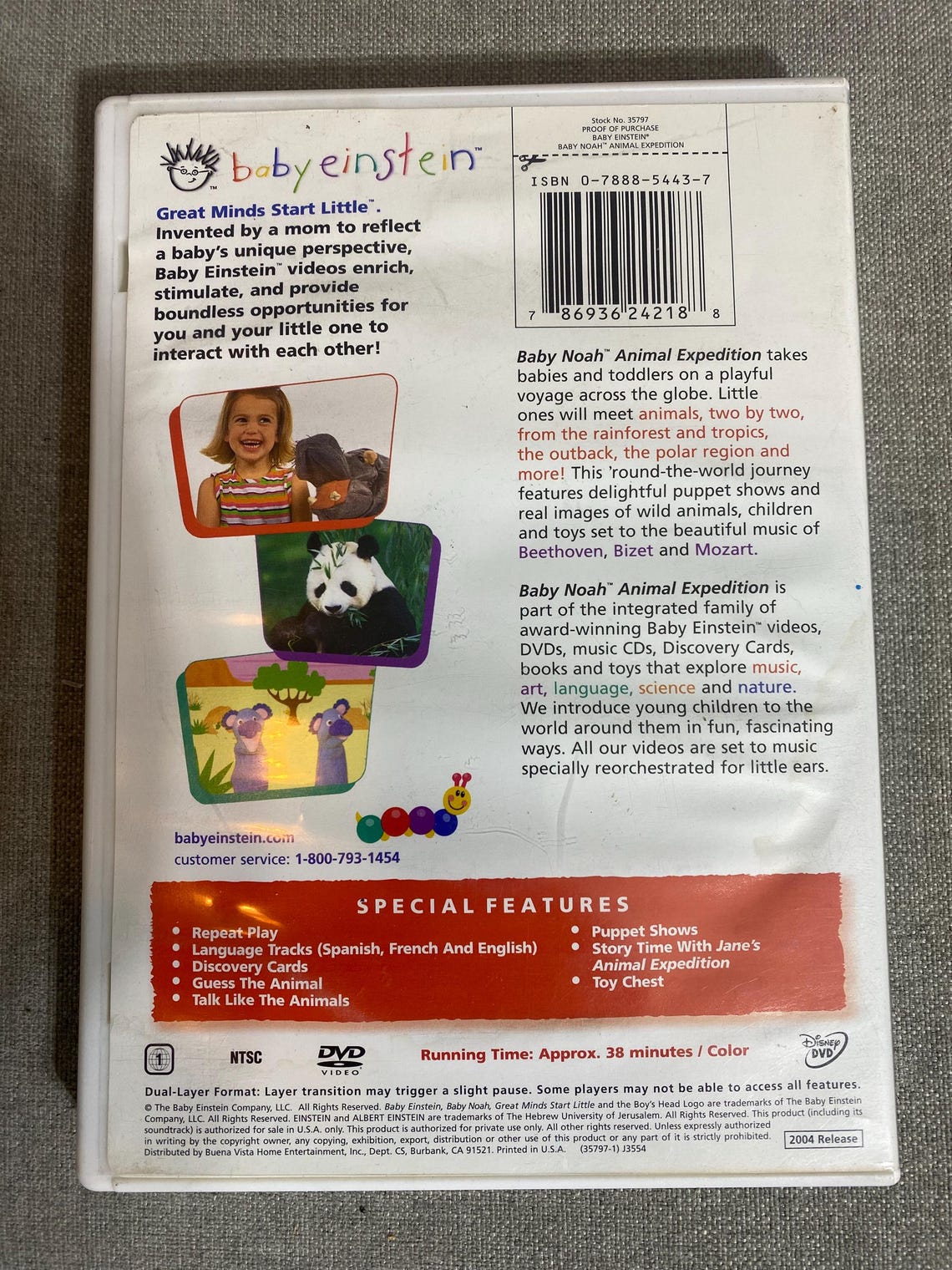 Baby Einstein - Baby Noah - Animal Expedition [DVD] - Etsy Canada