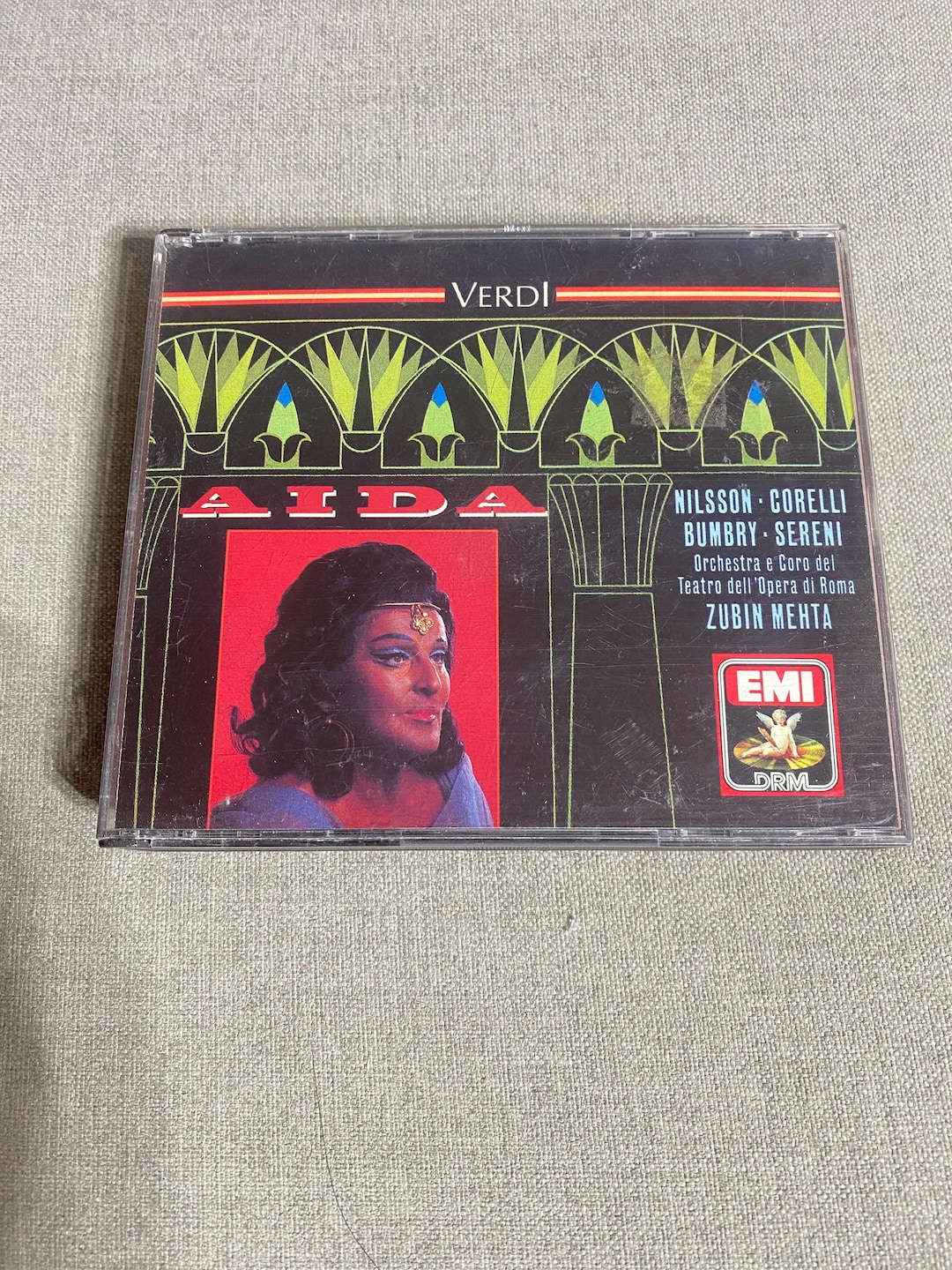 VERDI AIDA Cd Box Set Audio CD – January 1, 1970, Pre Owned - Etsy