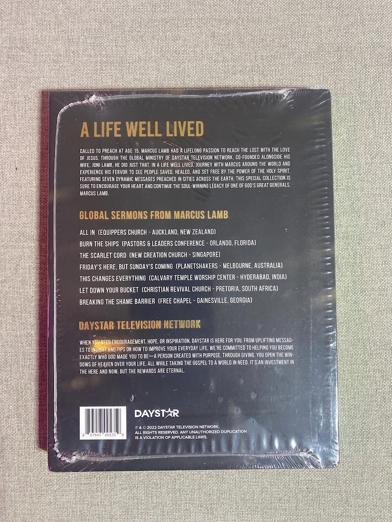 A Life Well Lived: Marcus Lamb, New DVD, Factory Sealed - Etsy