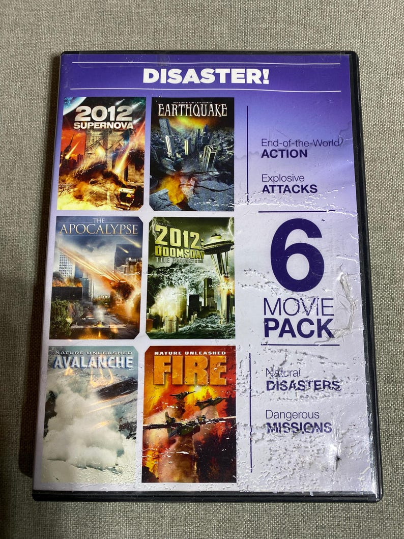 6-movie Pack: Disaster DVD - Etsy
