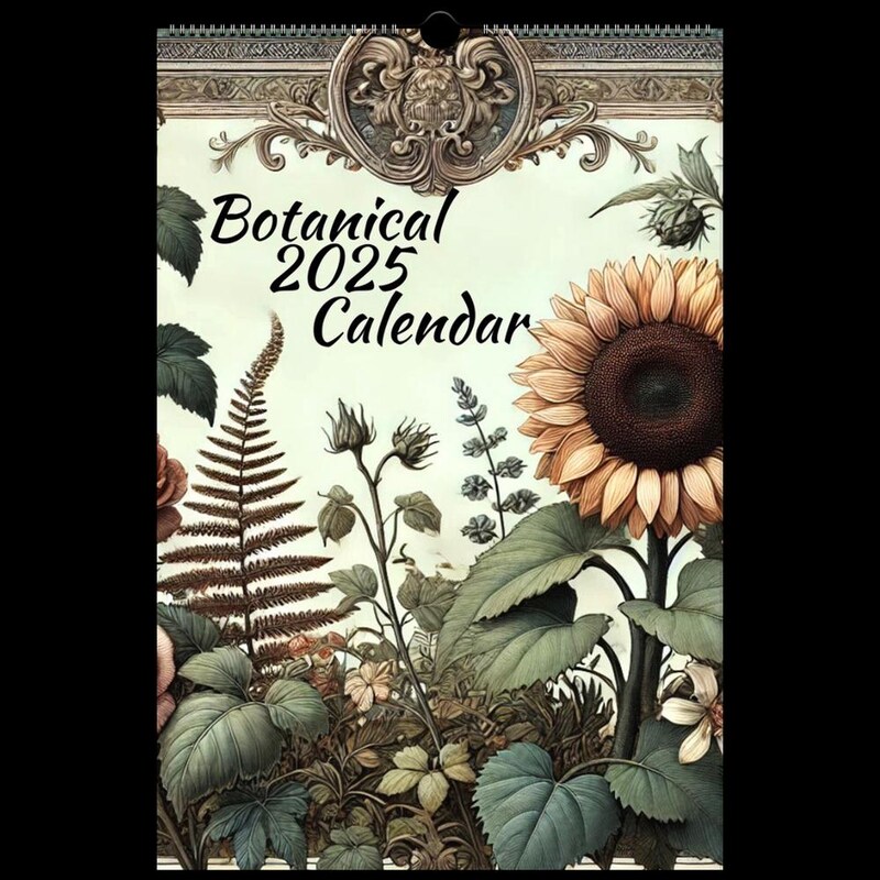 Floral 2025 Calendar - Etsy