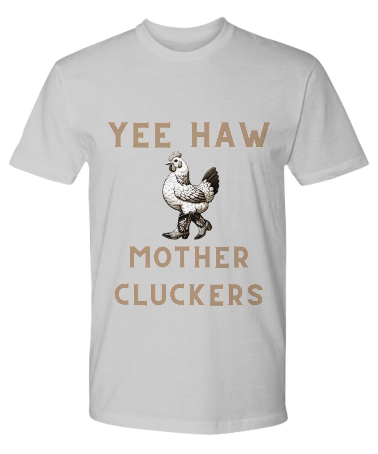 Yee Haw Mother Cluckers T-shirt Funny Western Chicken Tee Country Humor ...