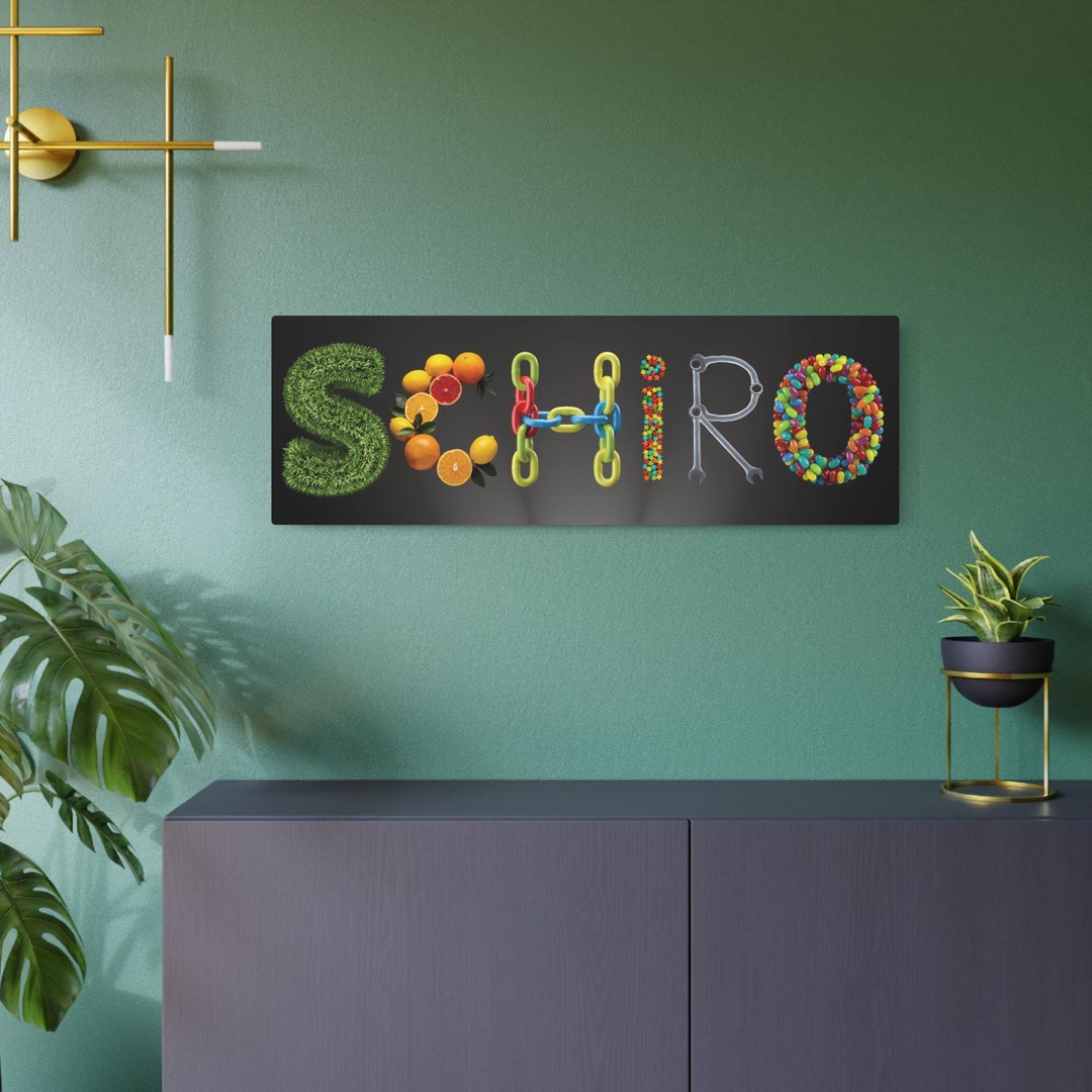 Custom Name Metal Art Sign: Personalized Wall Decor (36" X 12") - Etsy