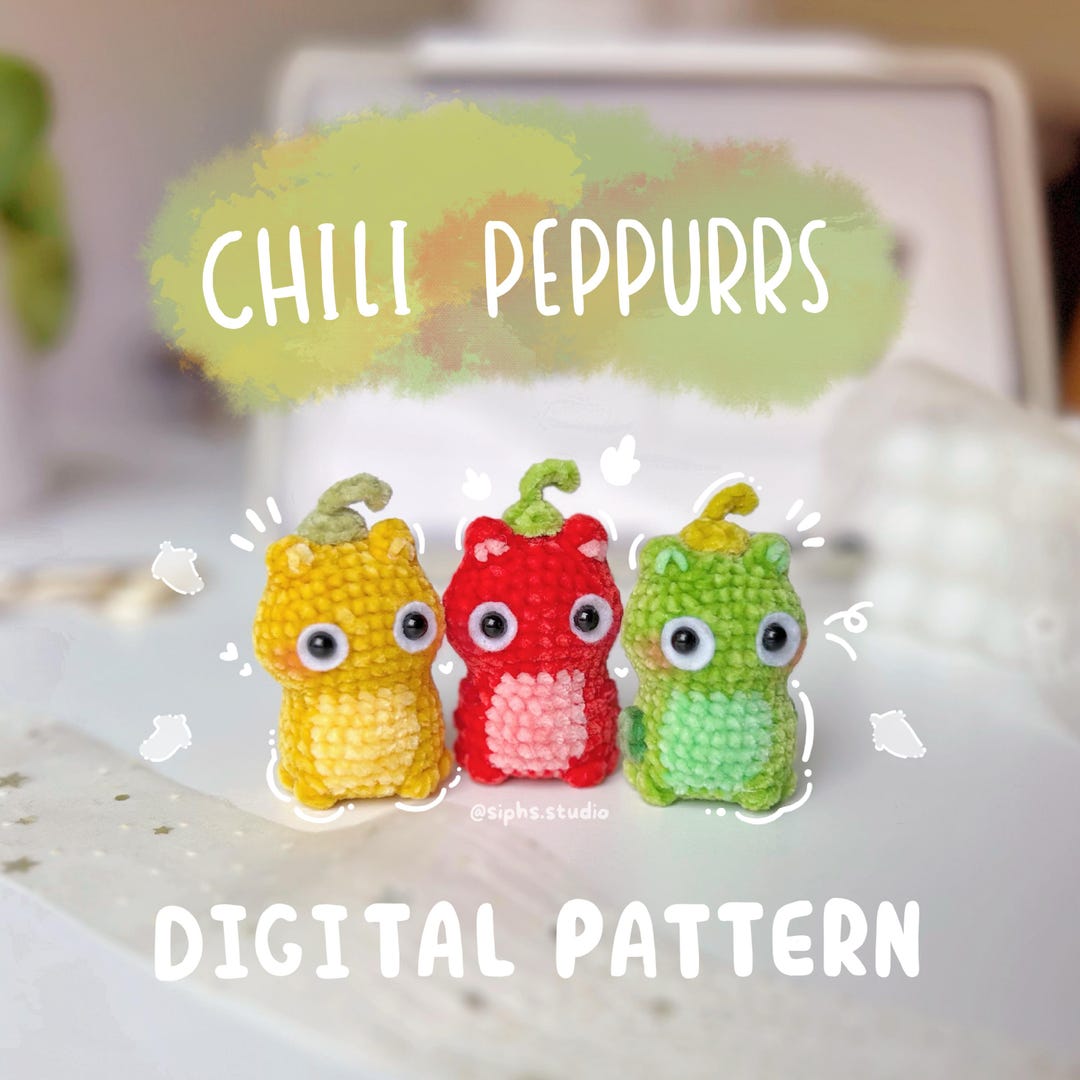 Chili Peppurr Crochet Pattern - Etsy
