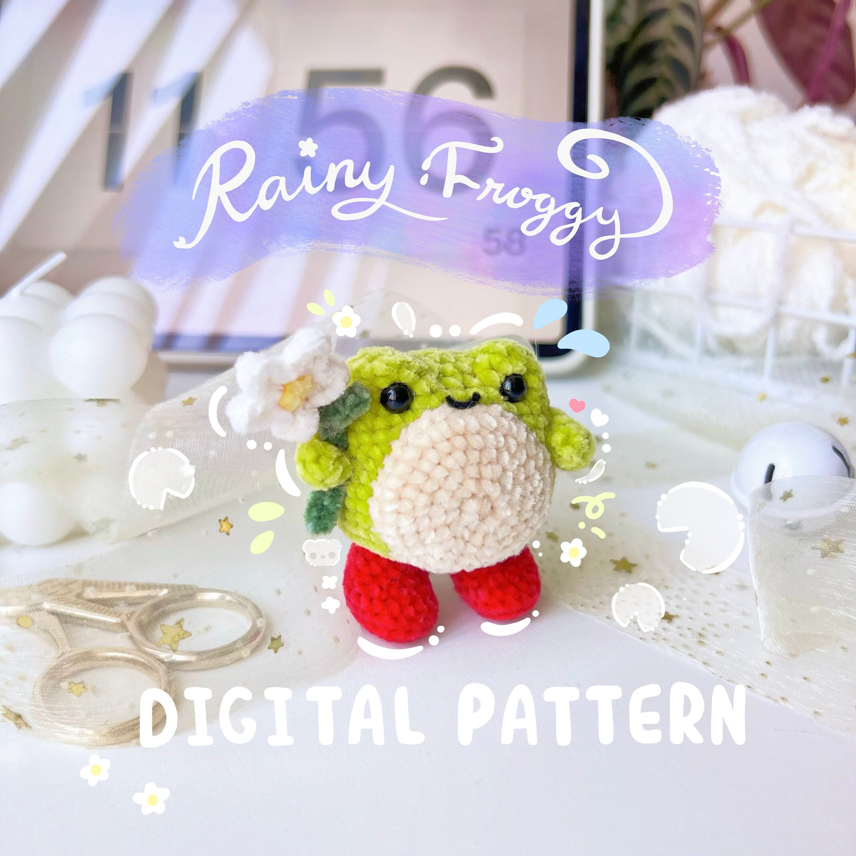 Rainy Froggy Crochet Pattern - Etsy