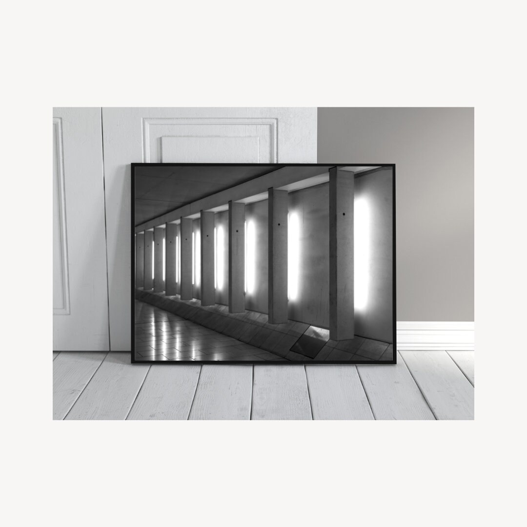 Subway, Underground | Digital Printing | Black and White Photography ...