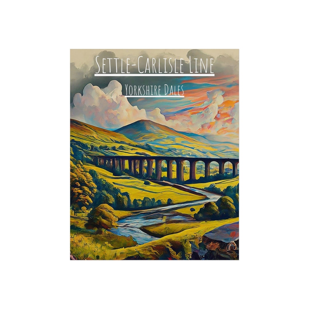 Scenic Settle-carlisle Railway British Train Journey Fine Art Posters - Etsy