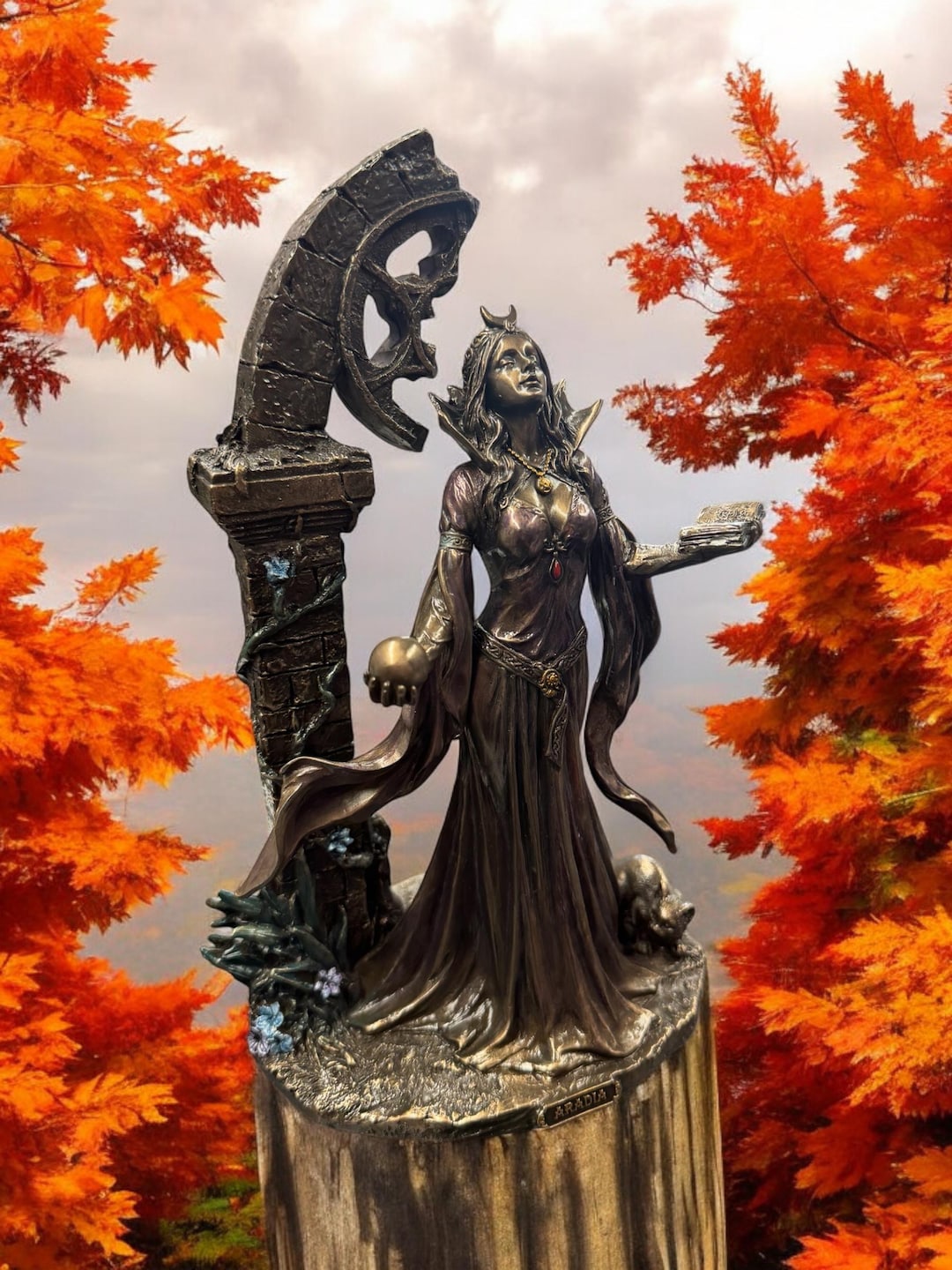 Aradia Pagan Goddess Statue for Mystical Altar and Spiritual Decor - Etsy