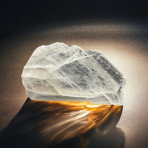 Natural Selenite Self-standing Slab for Home Decor and Healing Energy ...