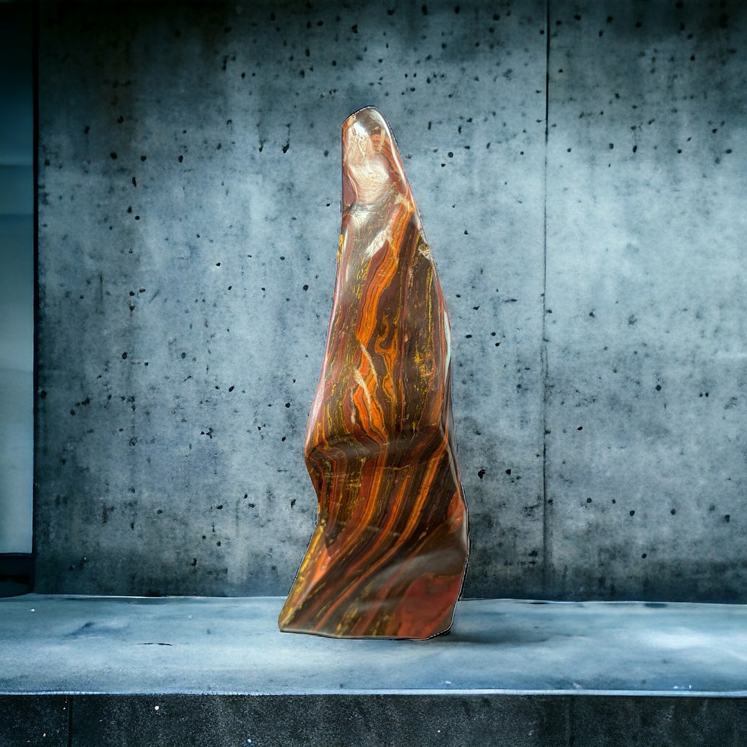 Polished Tiger Iron Free Form Stone With Red Jasper and Hematite for ...