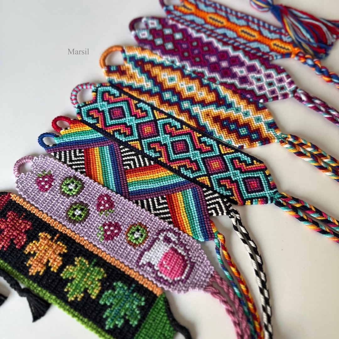 Knotted Bookmarks Knotted Bracelets Handmade Bookmark Gift for Friend ...