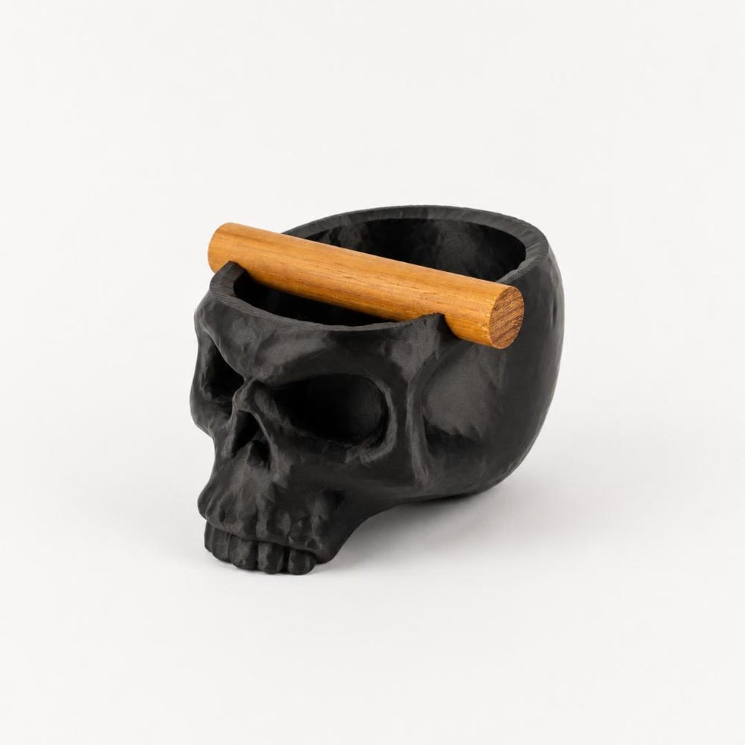 Gothic Skull Coffee Knock Box by KNOCDIC®: Unique Barista Gift, Custom ...