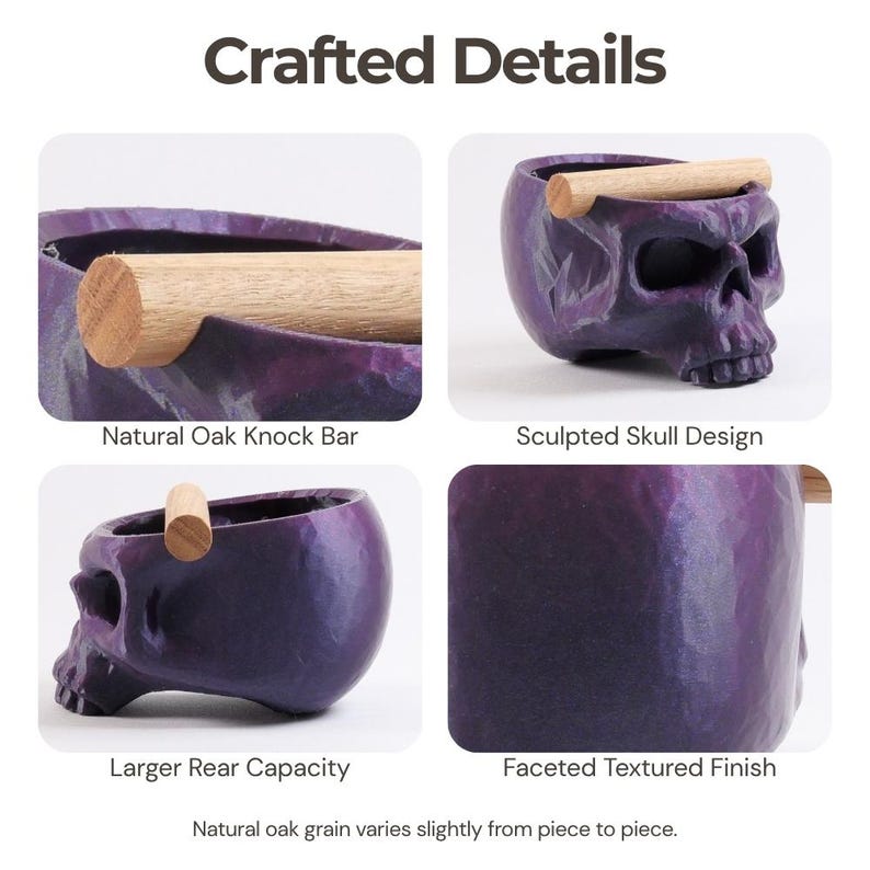 Gothic Skull Coffee Knock Box by KNOCDIC®: Unique Barista Gift, Custom ...