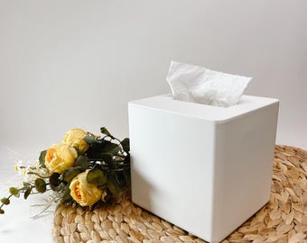 Tissue Box Cover With Detachable Side Waste Can - Etsy Tissue Box Cover With Detachable Side Waste Can - Etsy