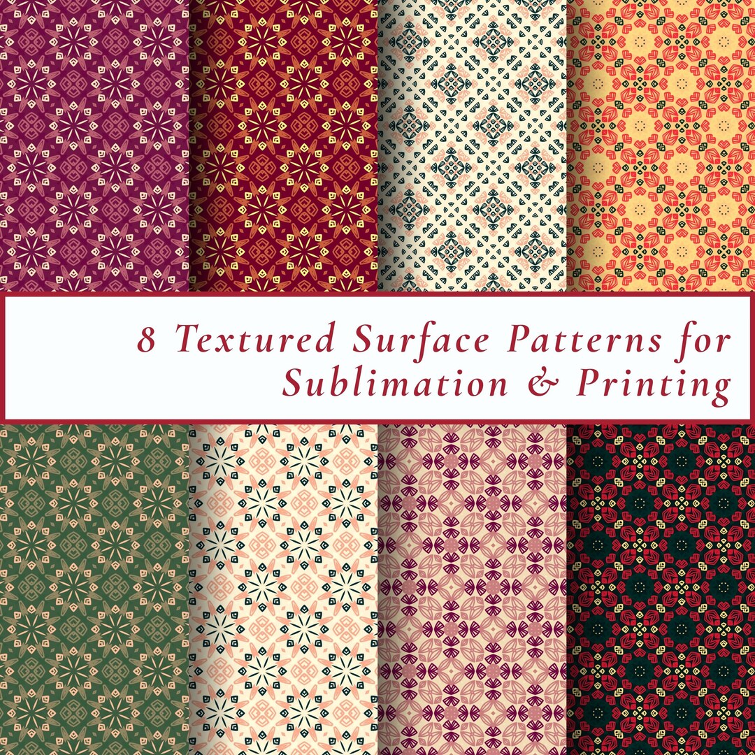 8 Tin Can Crafts Textures, Colourful Geometric Patterns, POD ...