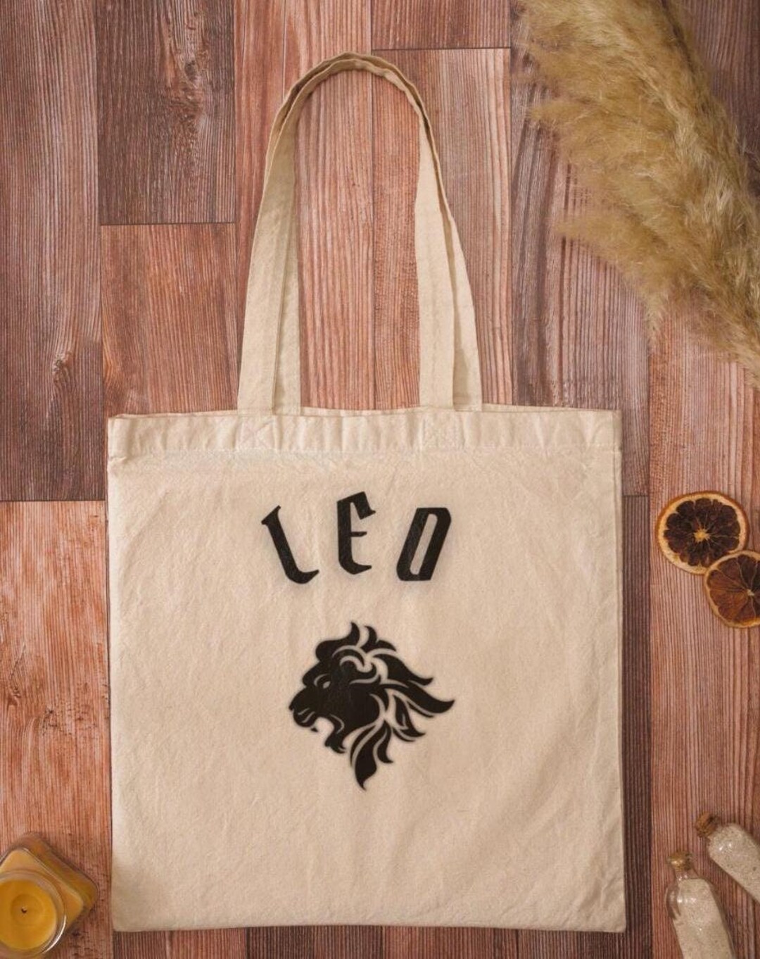 Leo Zodiac Tote Bag | 100% Cotton, Personalized Tote Bag | Zodiac ...