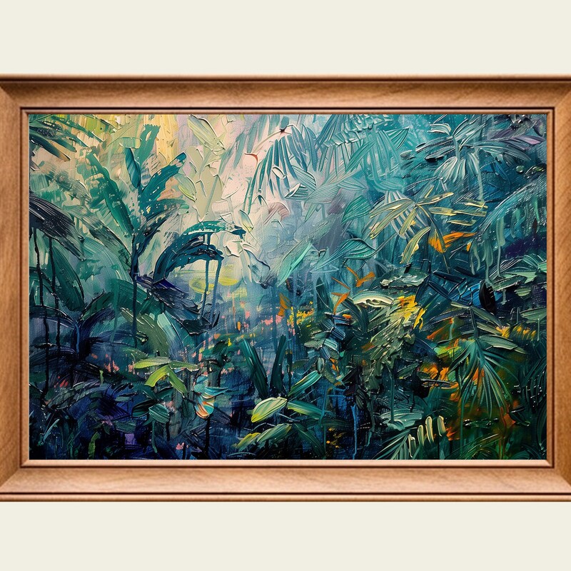 Abstract Jungle Art - Etsy