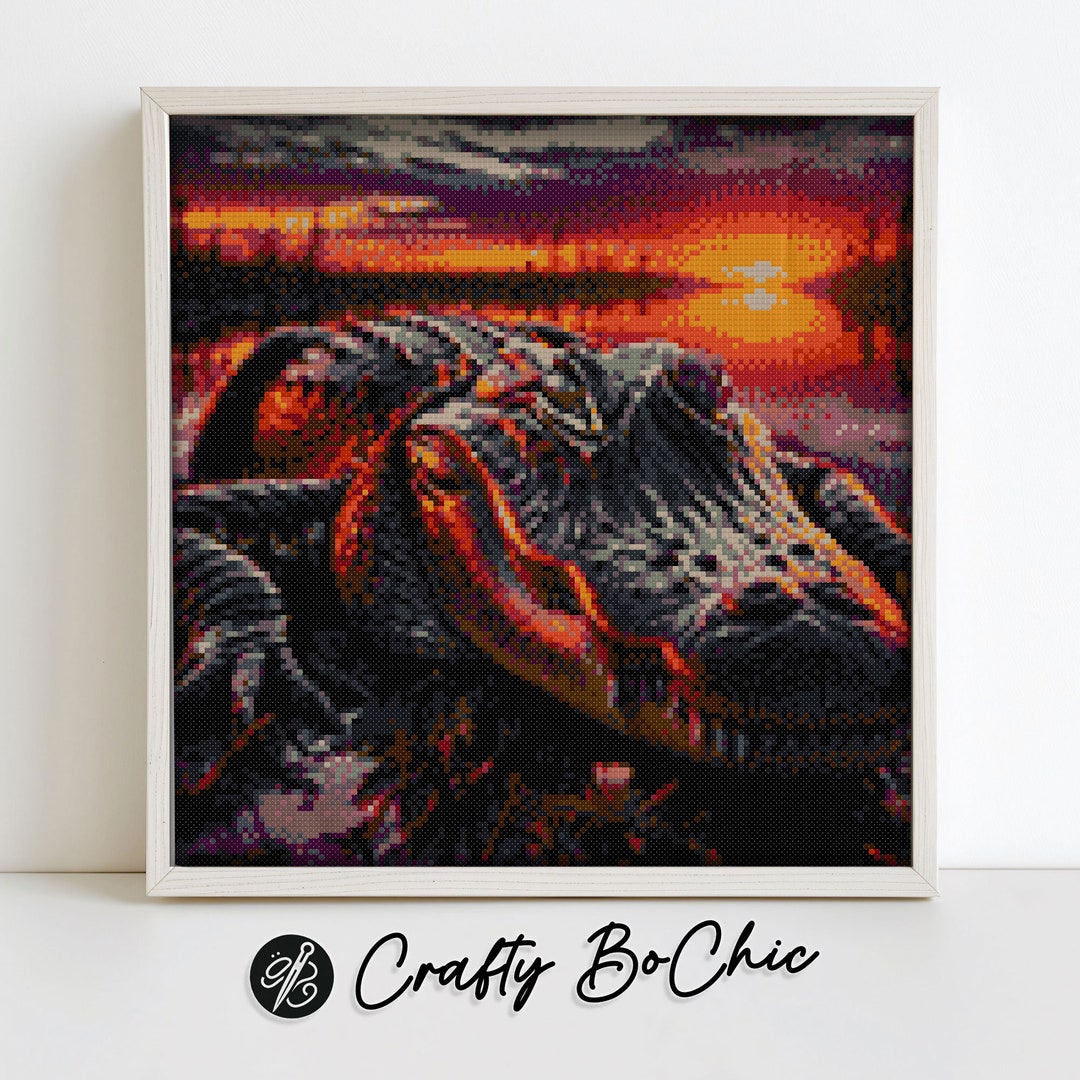 Deep in the Swamp 14 Count Cross Stitch Chart Digital Download PDF ...