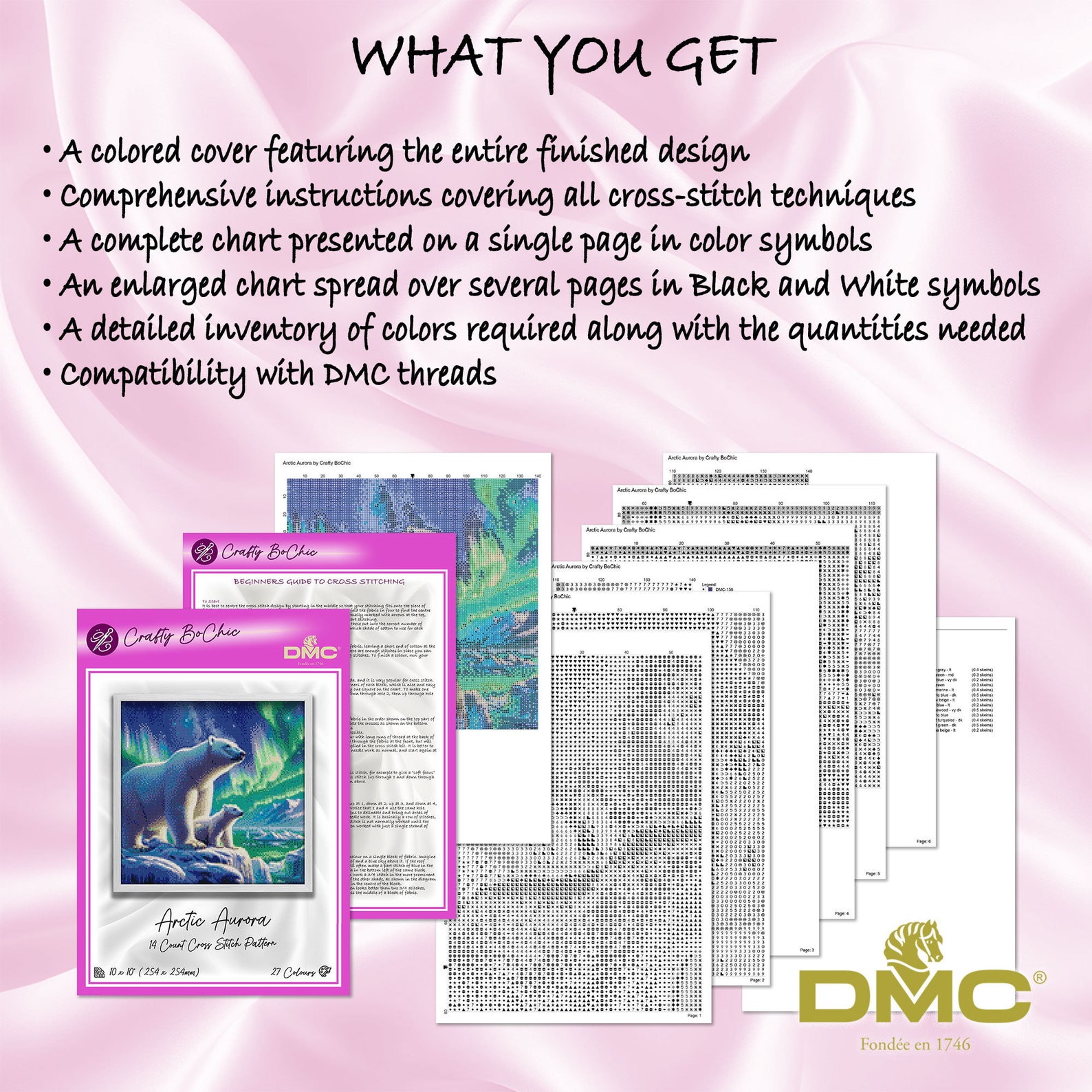 All Wrapped up 14 Count Cross Stitch Chart Digital Download PDF Chart ...