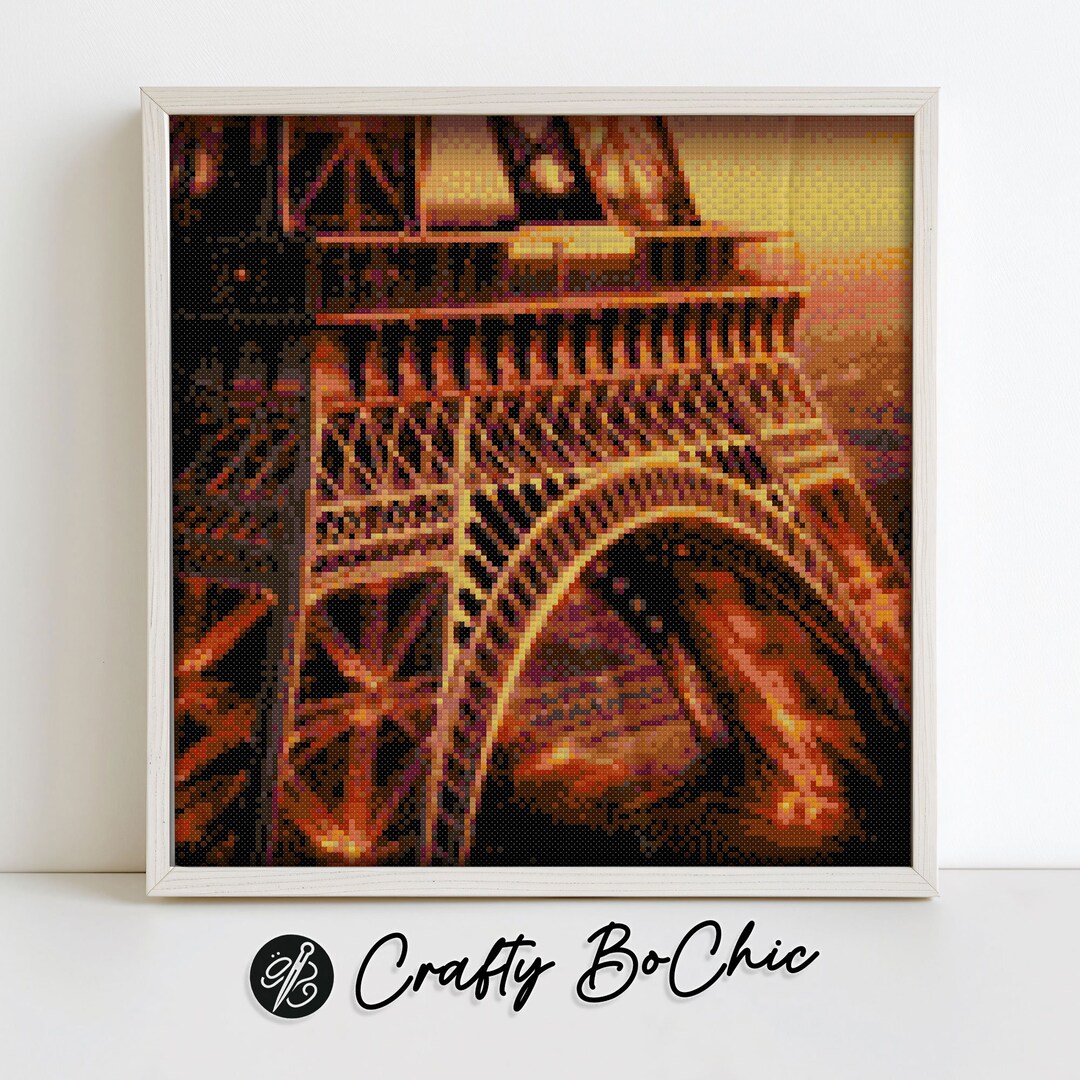 Golden Hour 14 Count Cross Stitch Chart Digital Download PDF Chart ...