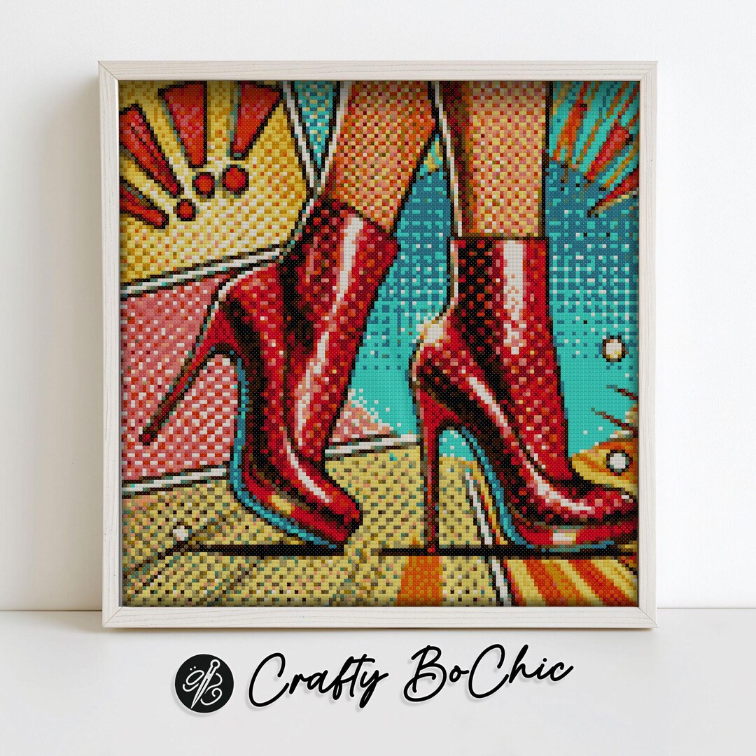 Strut in Colour 14 Count Cross Stitch Chart Digital Download PDF Chart ...