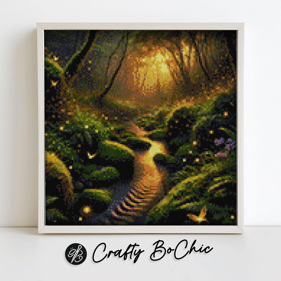 Enchanted Evening 14 Count Cross Stitch Chart Digital Download PDF ...