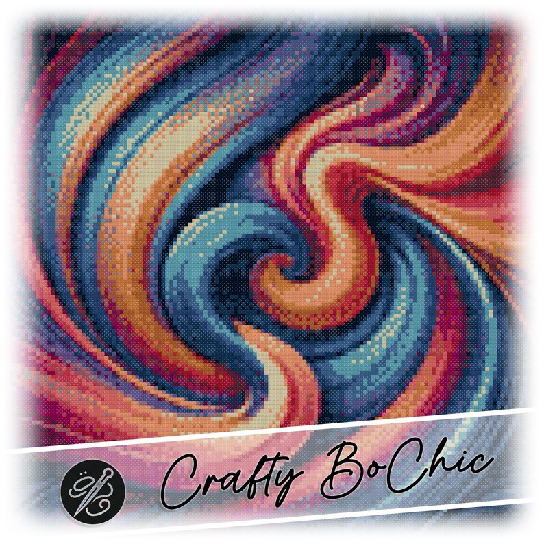 Dance of Colour 14 Count Cross Stitch Chart Digital Download PDF Chart ...