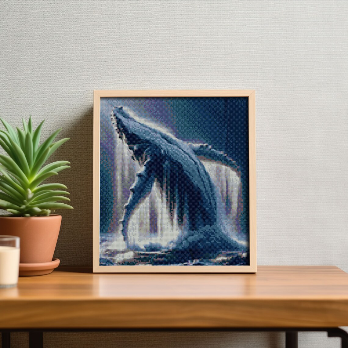 Whale Song 14 Count Cross Stitch Chart Digital Download PDF Chart ...