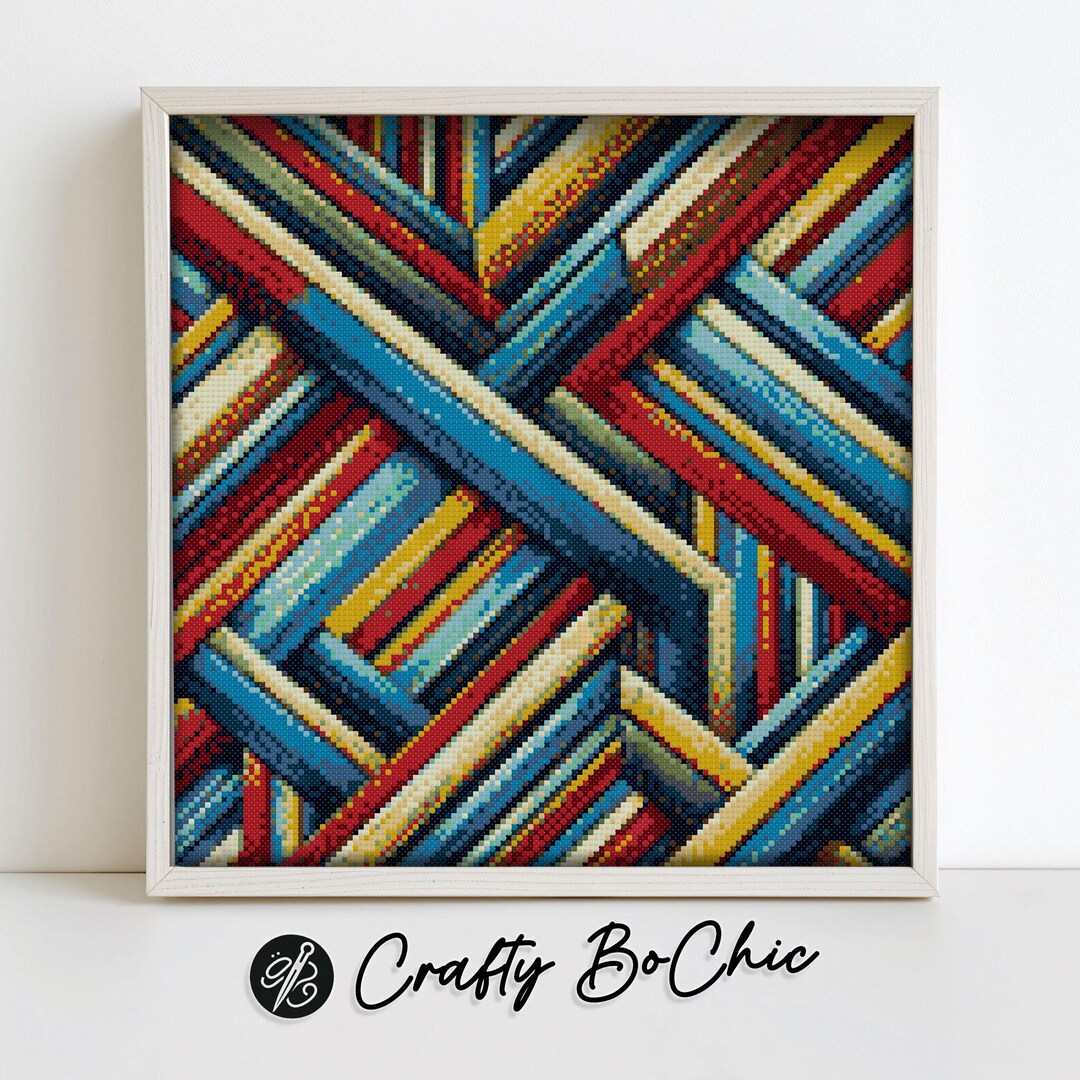 Chaos & Order 14 Count Cross Stitch Chart Digital Download PDF Chart ...