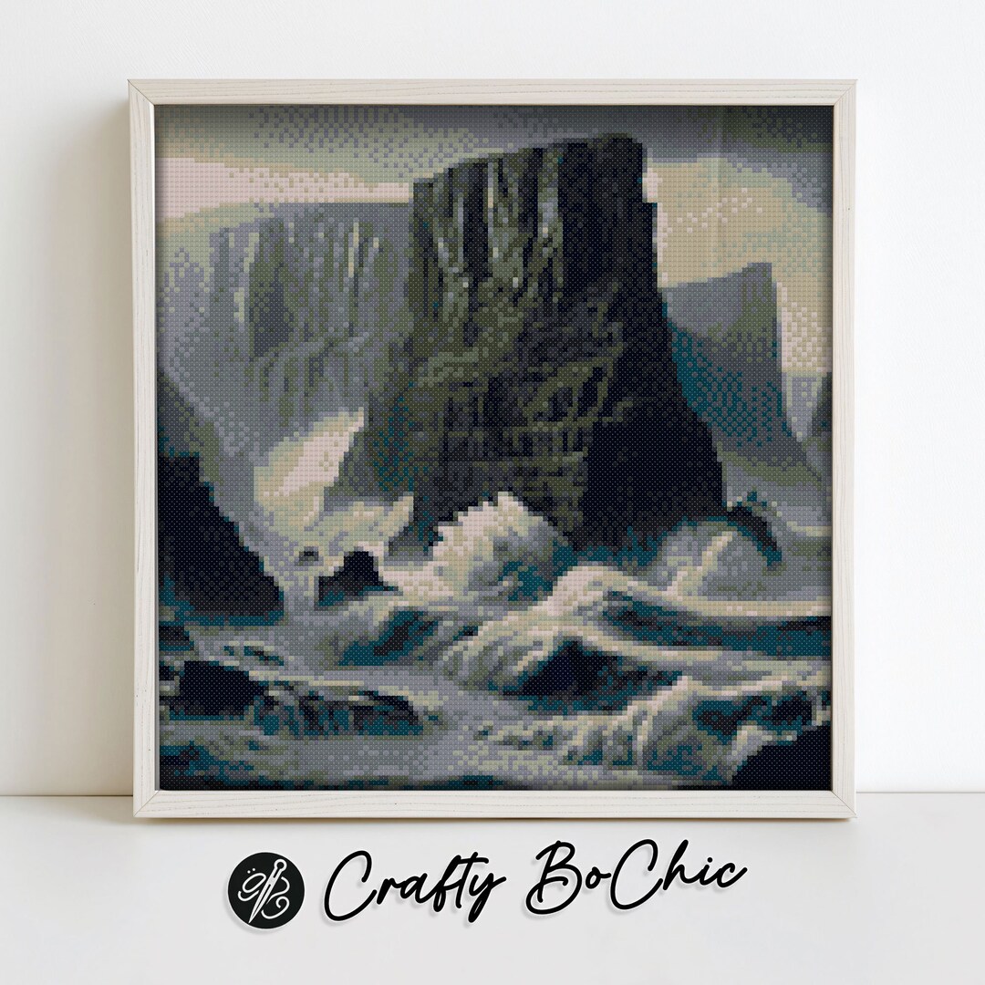 Coastal Majesty 14 Count Cross Stitch Chart Digital Download PDF Chart ...