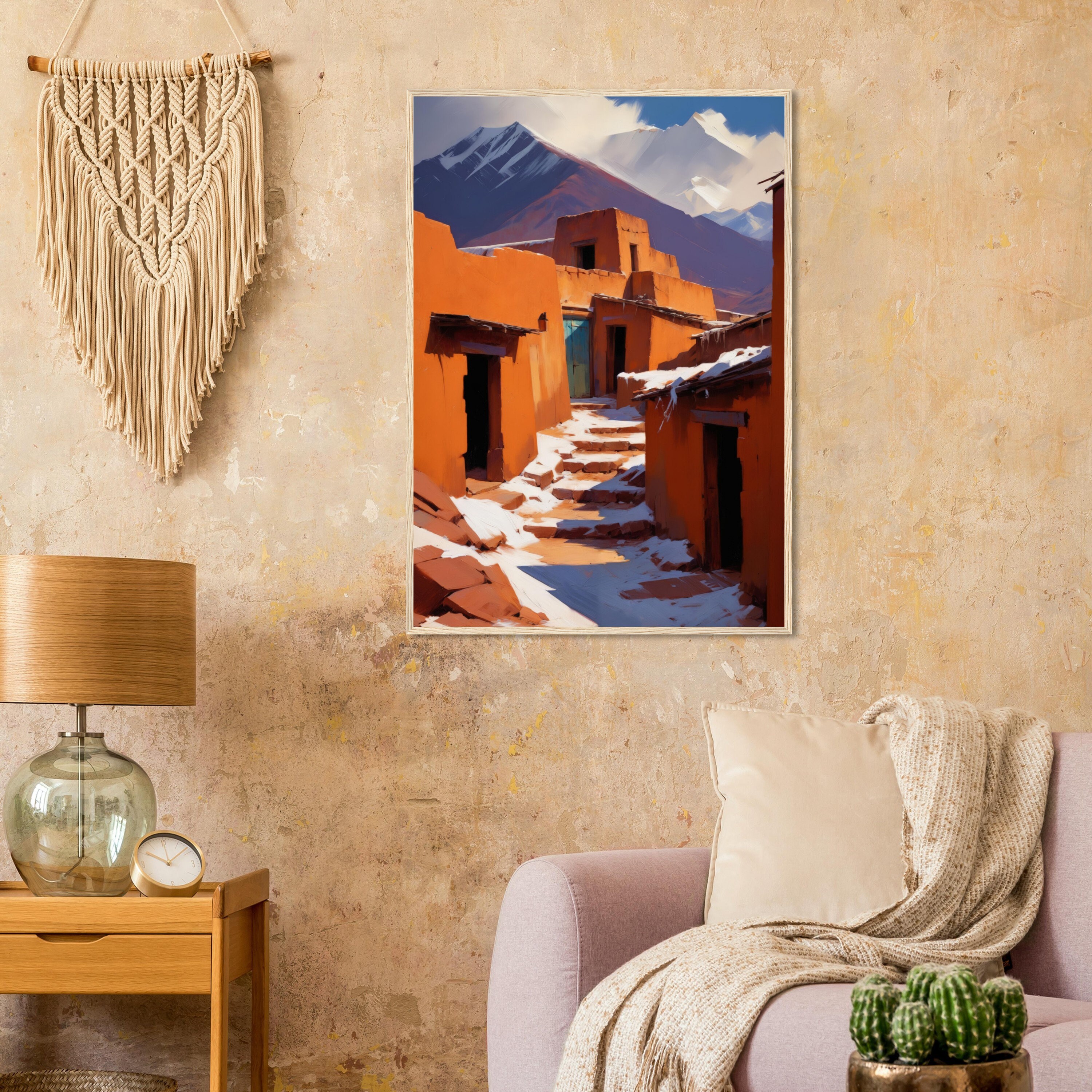 Adobe Village Wall Art, Southwest Home Decor - Etsy