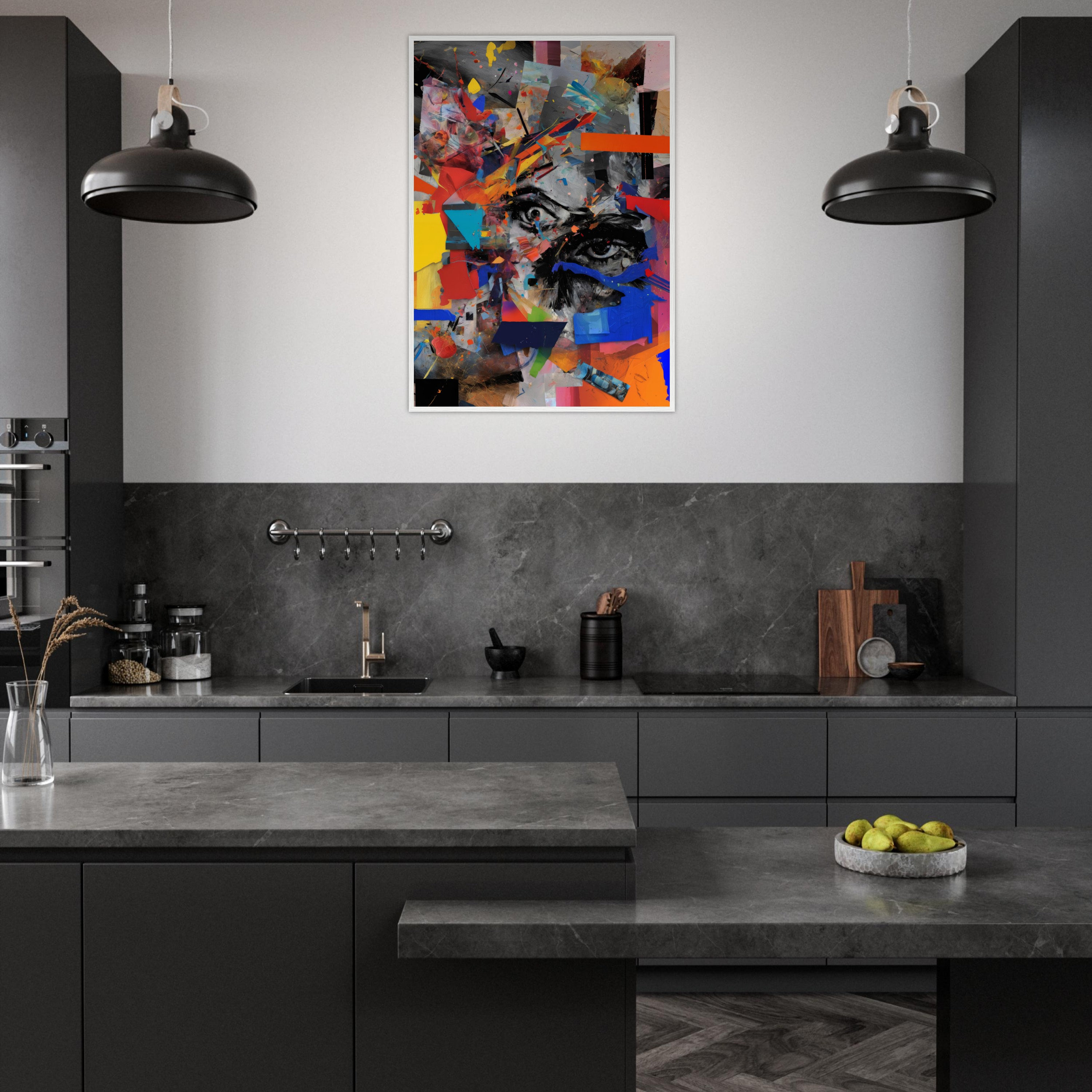 Weirdcore Abstract Graffiti Wall Art, Vibrant Colorful Urban Decor - Etsy