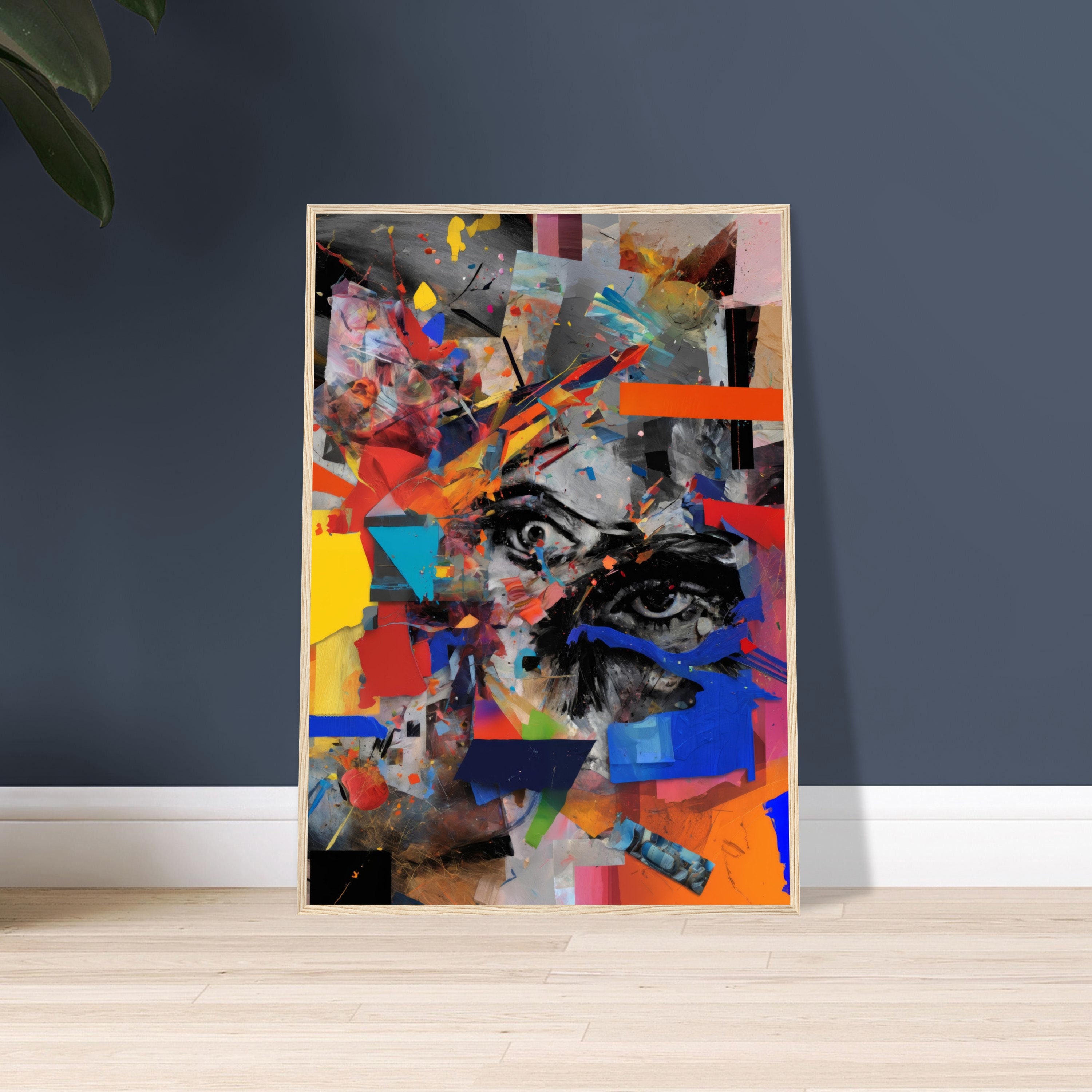 Weirdcore Abstract Graffiti Wall Art, Vibrant Colorful Urban Decor - Etsy