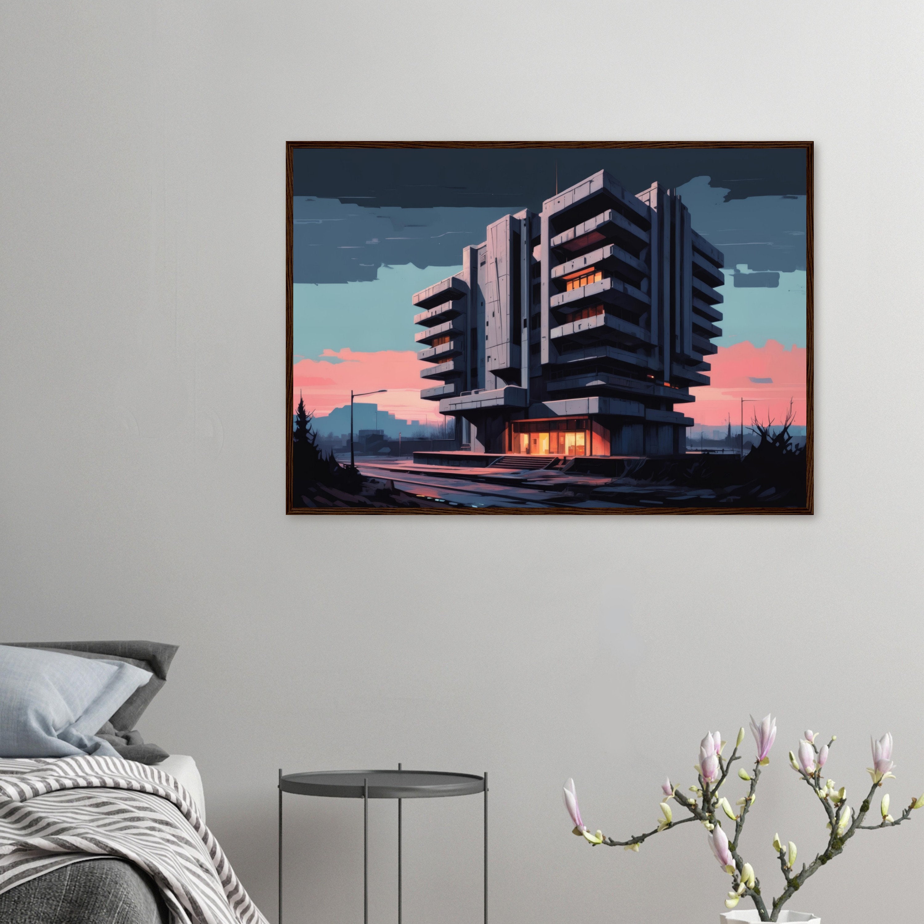 Brutalist Wall Art, Brutalism Architecture Home Décor, Futurist ...