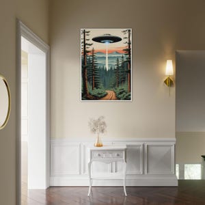 UFO Poster, UFO Wall Art, NASA Lovers Gift - Etsy