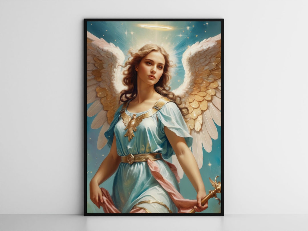 Guardian Angel Art Print - Etsy
