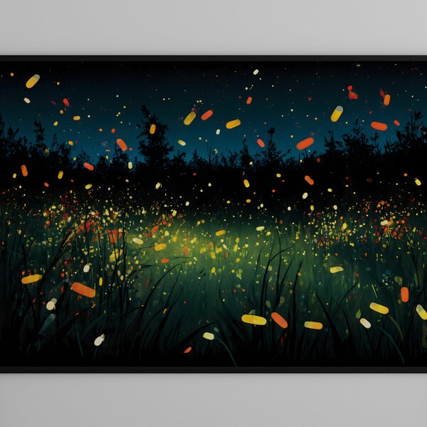 Fireflies Wall Decor - Etsy