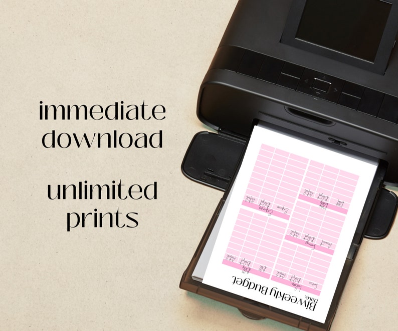 Printable Finance Tracker Bundle, Bill Tracker, Expense Tracker, Budget ...