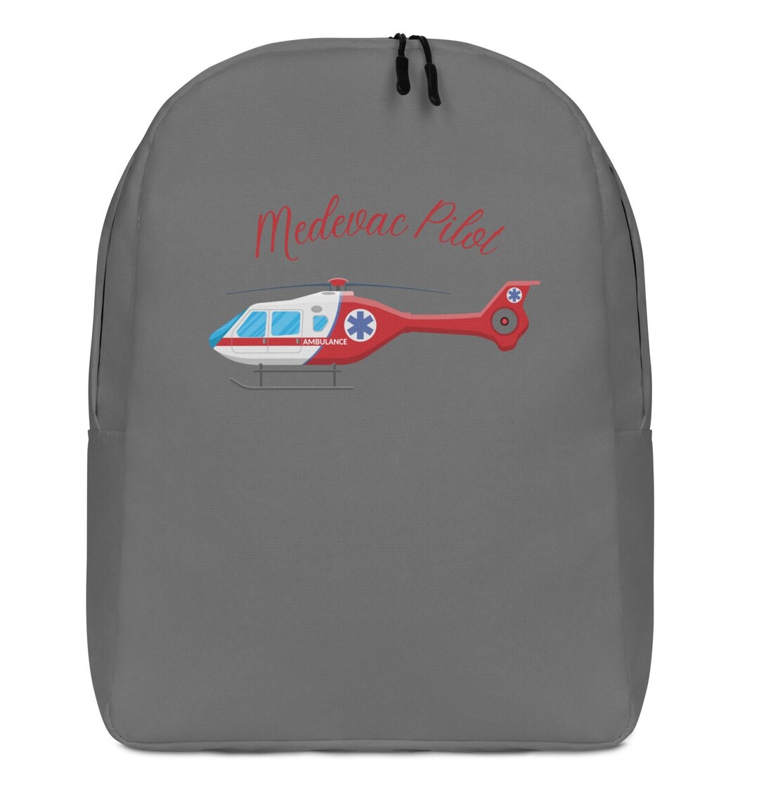 Medevac Helicopter Pilot Minimalist Backpack - Etsy