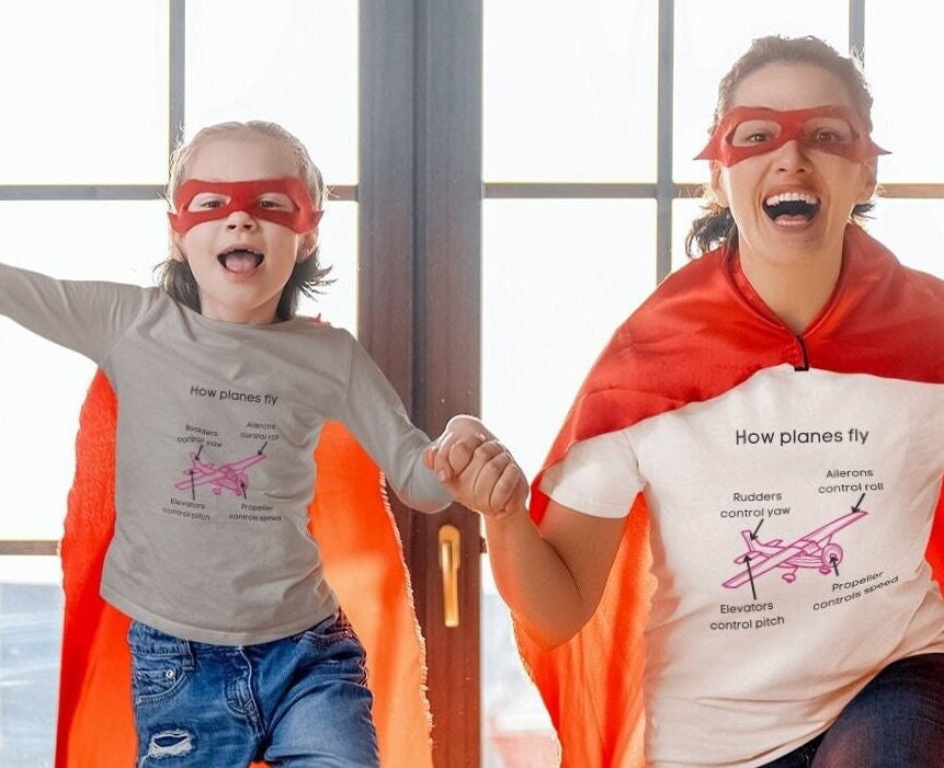 How Planes Fly Girls Long Sleeve Tee - Etsy