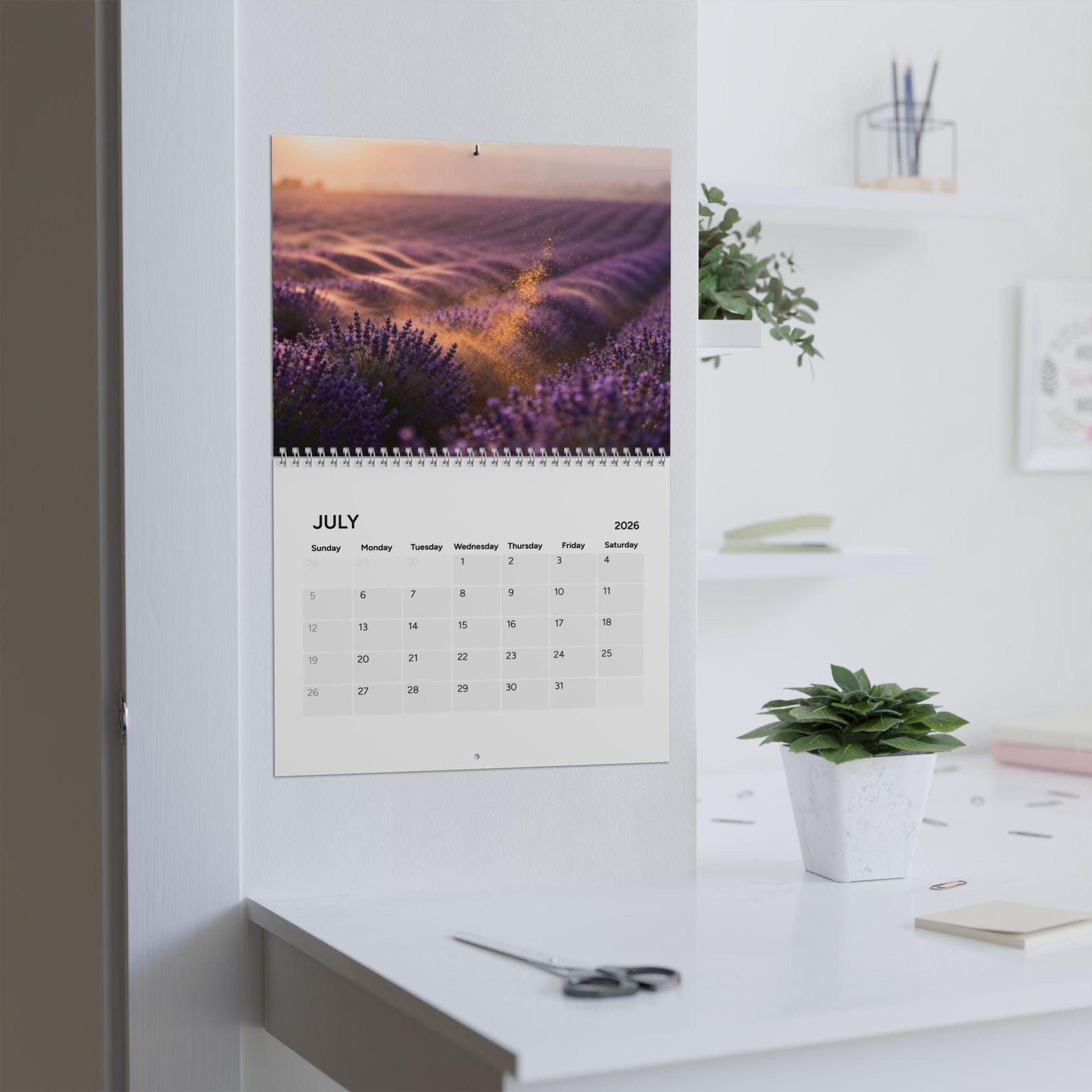 Enchanted Meadow Seasons 2025 Calendar | Magical Nature Art Print ...
