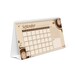 2025 Coffee-themed Desk Calendar Cute Latte Art & Cafe-inspired Monthly ...