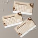 2025 Coffee-themed Desk Calendar Cute Latte Art & Cafe-inspired Monthly ...
