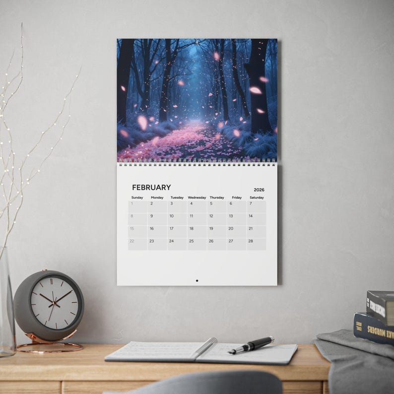 Anime Forest Nights 2026 Calendar | Mystical Anime Nature Art | Moonlit ...