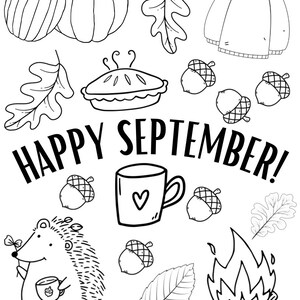 Printable Coloring Sheets for Each Month, Themed Coloring Sheets, 12 ...