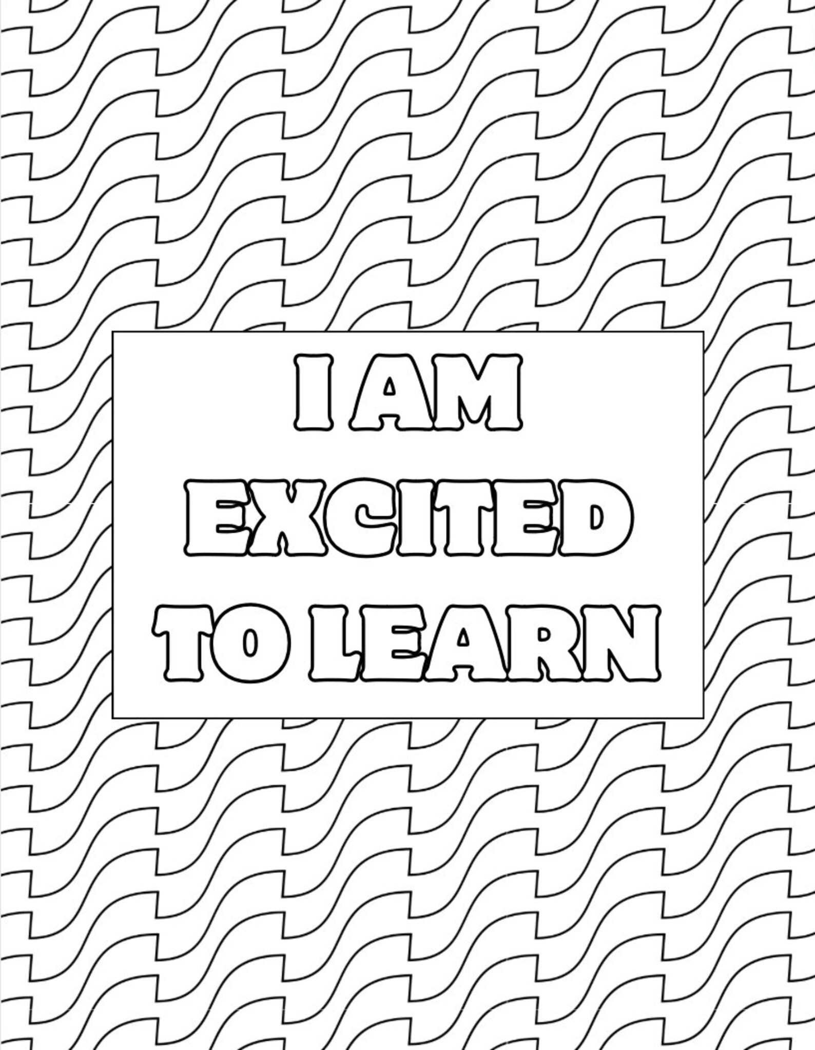 Positive Affirmations Coloring Sheets - 24 Positive Self-talk Coloring ...