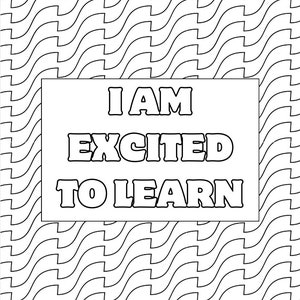 Positive Affirmations Coloring Sheets - 24 Positive Self-talk Coloring ...