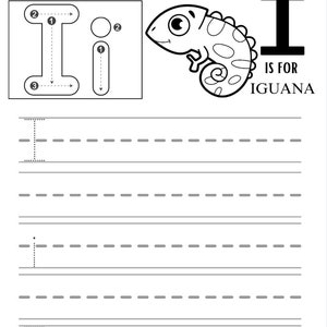 Alphabet Practice Animal Coloring Worksheets, 26 Pages of ABC Practice ...